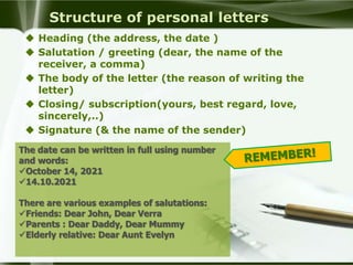 PPT 6 PERSONAL LETTER.ppt