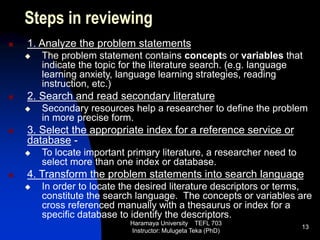 PPT 6 Review of Literature.ppt