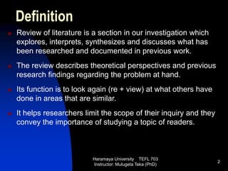 PPT 6 Review of Literature.ppt