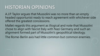 CAMBRIDGE AS HISTORY: ROME-BERLIN AXIS | PPT