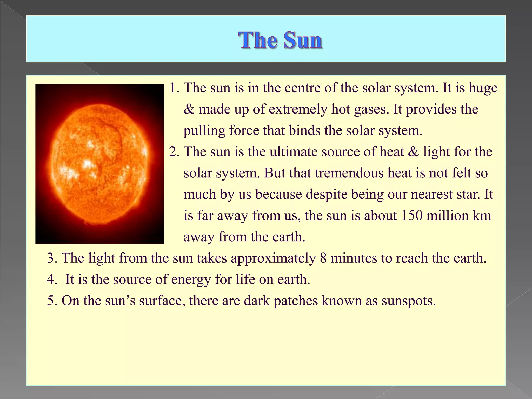 Ppt 6th earth in solar system | PPTX | Space and Astronomy | Science