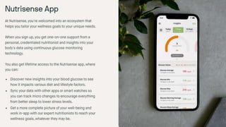 Nutrisense App | PPT