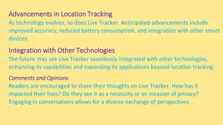 What Is Live Tracker? Exploring Location Tracking Technology | PPTX