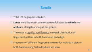 Dermatoglyphics | PPTX