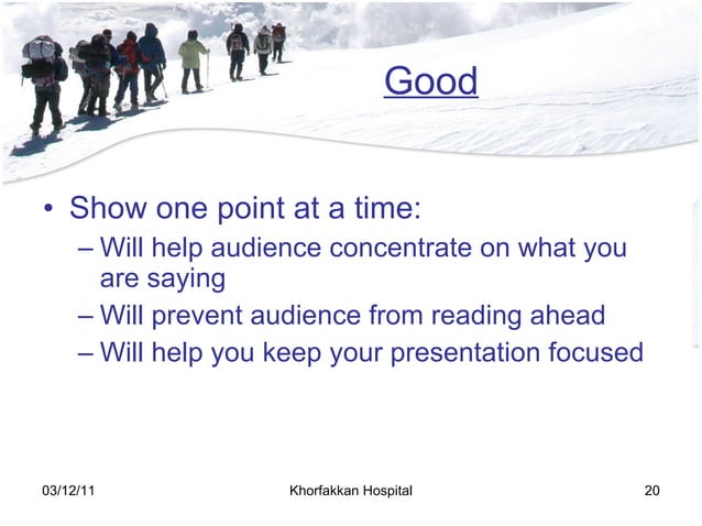 How to improve your power point presentations | PPT