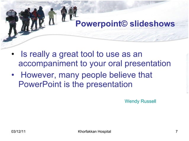 How to improve your power point presentations | PPT