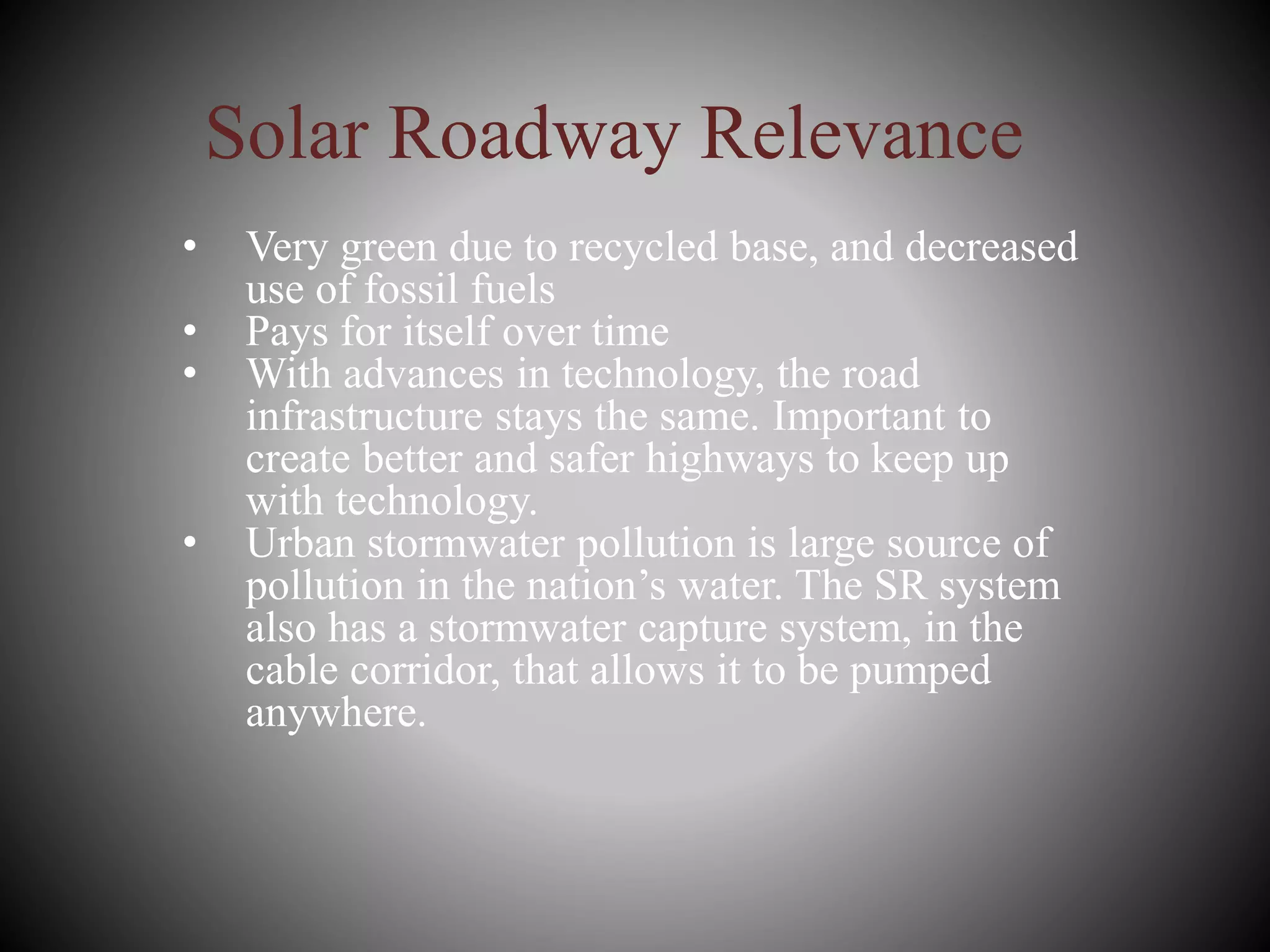 SOLAR ROAD WAYS | PPTX