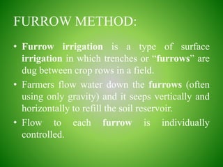 IRRIGATION ENGINEERING | PPTX