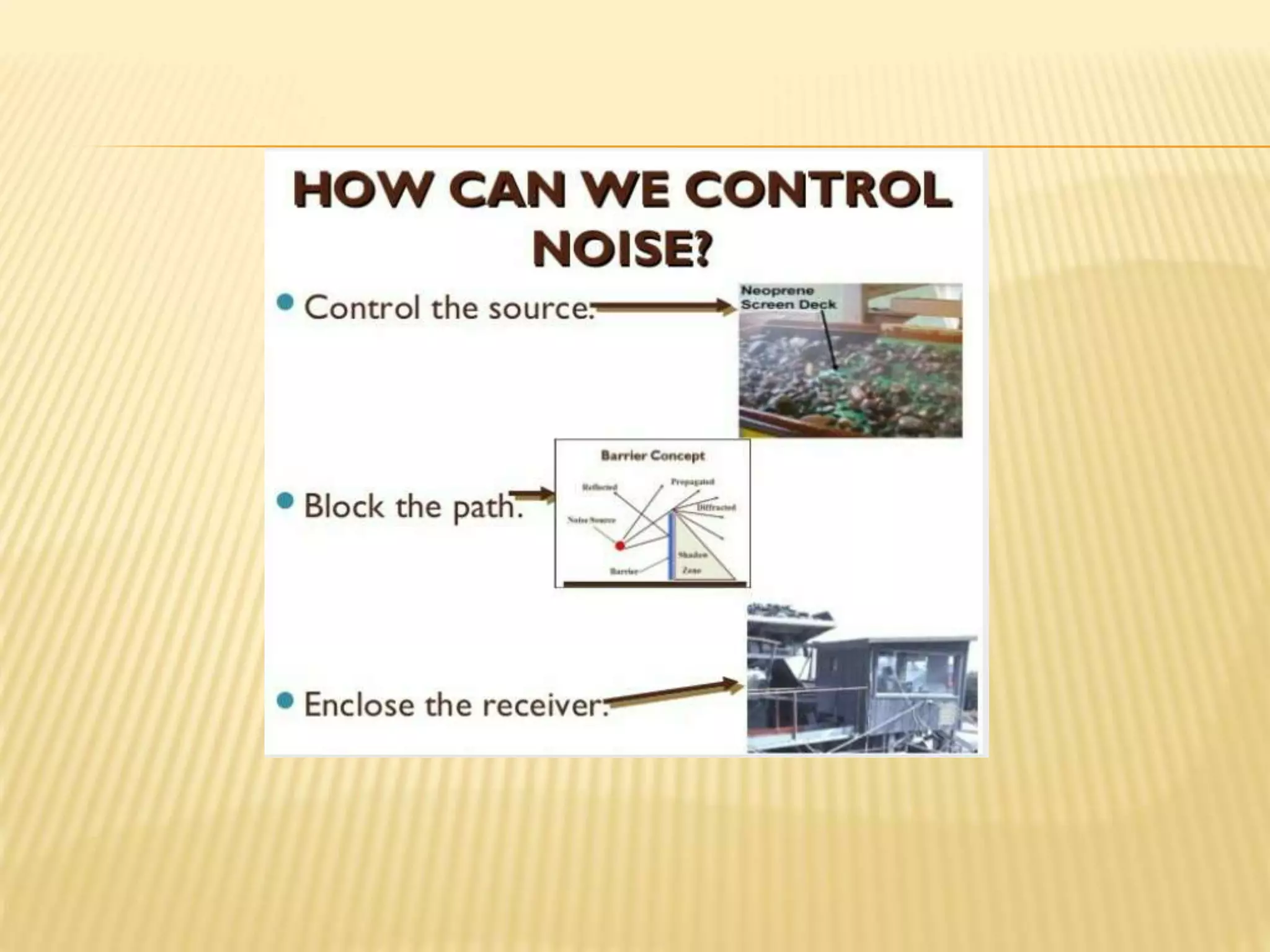 NOISE CONTROL OF BUILDINGS | PPTX