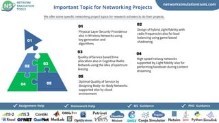 Networking Research Projects Help | PPT