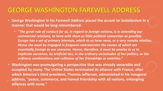 CAMBRIDGE AS HISTORY: USA AND ISOLATIONISM | PPT