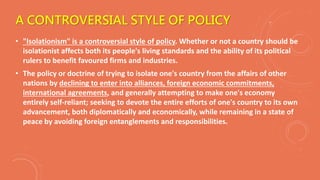 CAMBRIDGE AS HISTORY: USA AND ISOLATIONISM | PPT