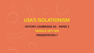 Myth Of Isolationism 1920s