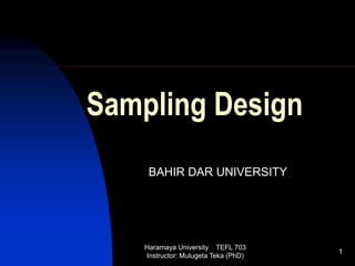 PPT 7 SAMPLING.ppt sampling an dsampling techniques | PPT