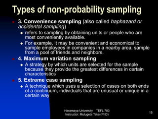 PPT 7 SAMPLING.ppt sampling an dsampling techniques | PPT