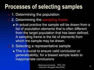 PPT 7 SAMPLING.ppt sampling an dsampling techniques | PPT