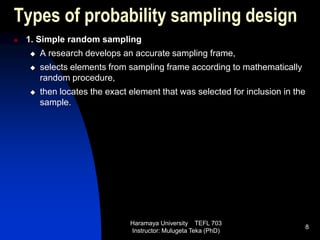 PPT 7 SAMPLING.ppt sampling an dsampling techniques | PPT