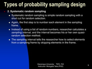 PPT 7 SAMPLING.ppt sampling an dsampling techniques | PPT