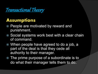 theories of leadership | PPTX