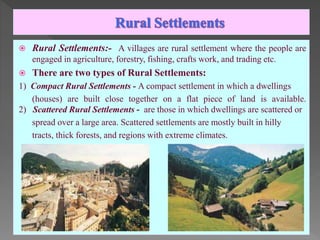 Ppt 7th human environment settlement | PPTX