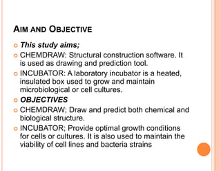 chemdrawsoftware and incubator princpal and working.pptx