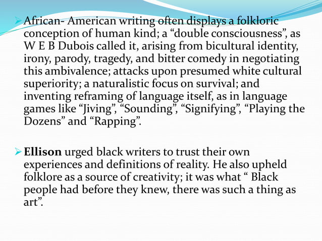 African- American Writers | PPTX