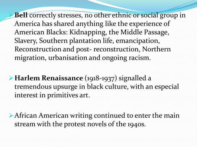 African- American Writers | PPTX