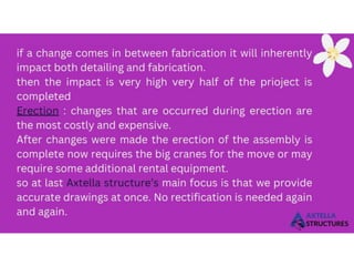 THE IMPACT OF ERRORS, AND CHANGES ON THE PROCESS OF STRUCTURAL STEEL ...