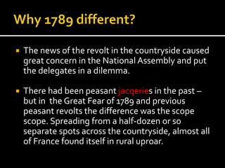 Ppt 8 the revolt of the people - the great fear, august decrees | PPT