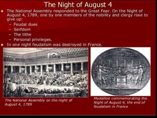 Ppt 8 the revolt of the people - the great fear, august decrees | PPT