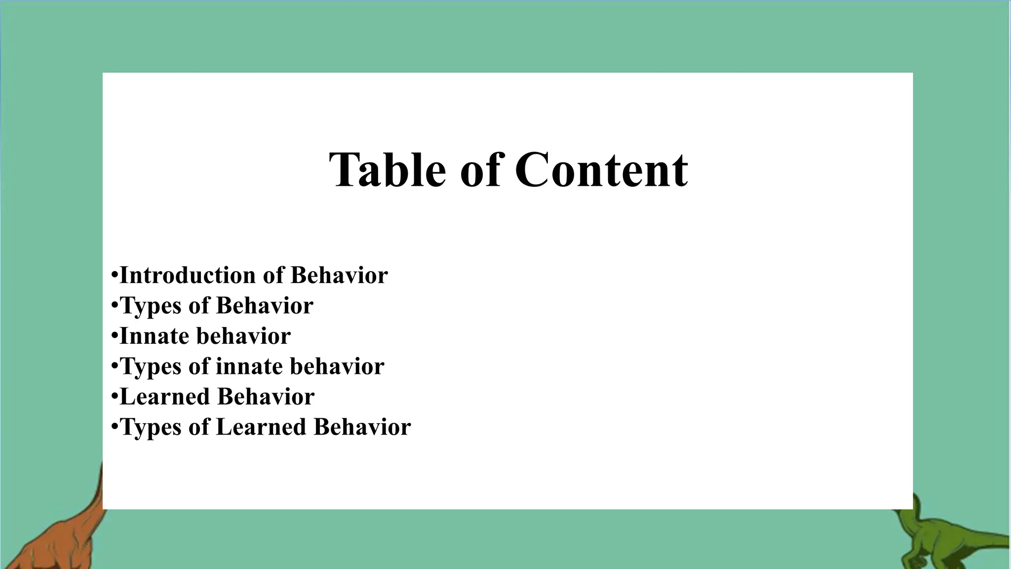 animal behaviours and its types with examples | PPTX