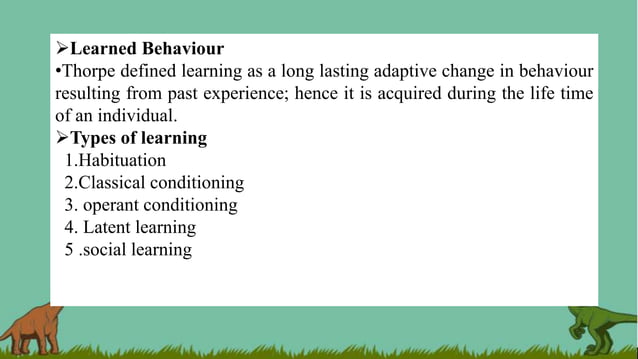 animal behaviours and its types with examples | PPTX