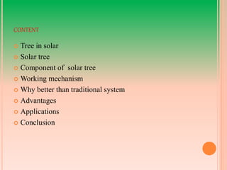 SOLAR TREE | PPTX