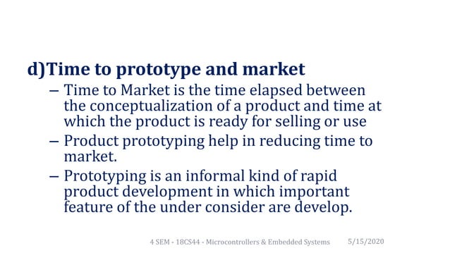 Quality Attributes Of Embedded Systems Ppt