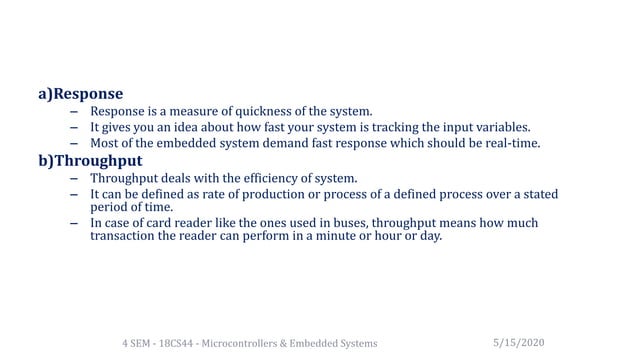Quality attributes of Embedded Systems | PPT | Free Download