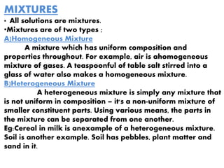 SOLUTIONS IN CHEMISTRY | PPTX