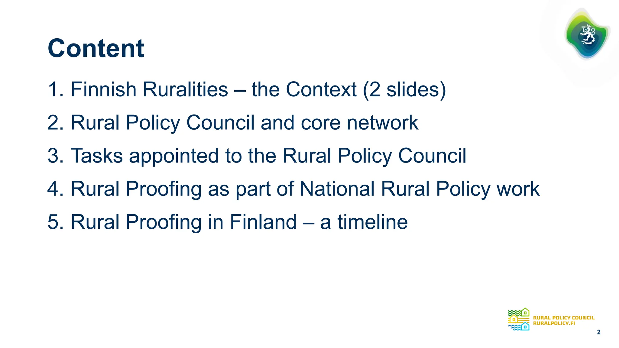 OECD Rural Principles series: Taking an integrated approach to Rural ...