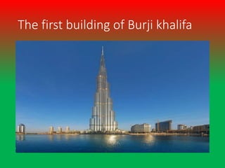 THE WORLD TOP 10 TOWER BUILDING | PPTX