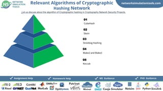 Cryptography Network Security Research Projects Help | PPT