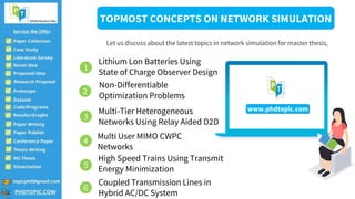 Network Simulation for Master Thesis | PPT