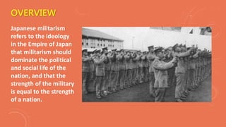 CAMBRIDGE AS HISTORY: JAPAN MILITARISM | PPTX