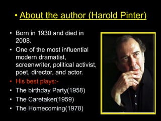 major themes in The birthday Party | PPT