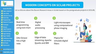 Postgraduate Projects in Scilab | PPT