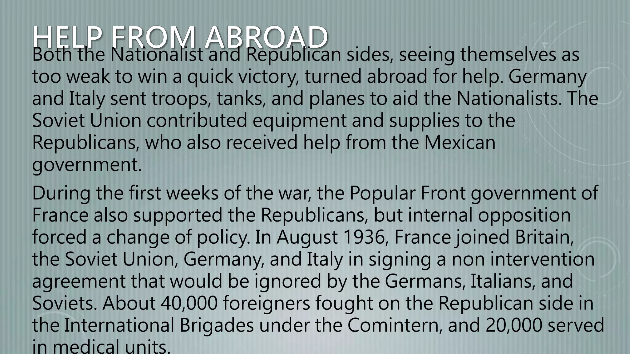CAMBRIDGE AS HISTORY: SPANISH CIVIL WAR | PPTX