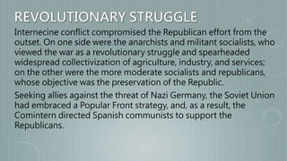 CAMBRIDGE AS HISTORY: SPANISH CIVIL WAR | PPTX