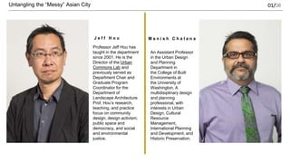 untangling messy Asian cities,This chapter outlines the rubric of ...