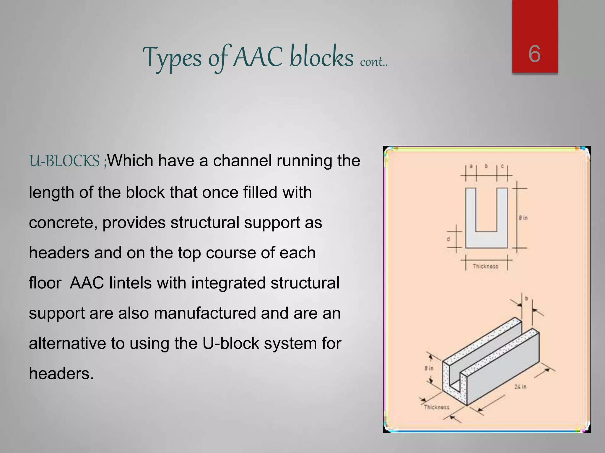 Presentation on ACC BLOCKS and its BENIFITS | PPTX
