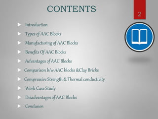 Presentation on ACC BLOCKS and its BENIFITS | PPTX