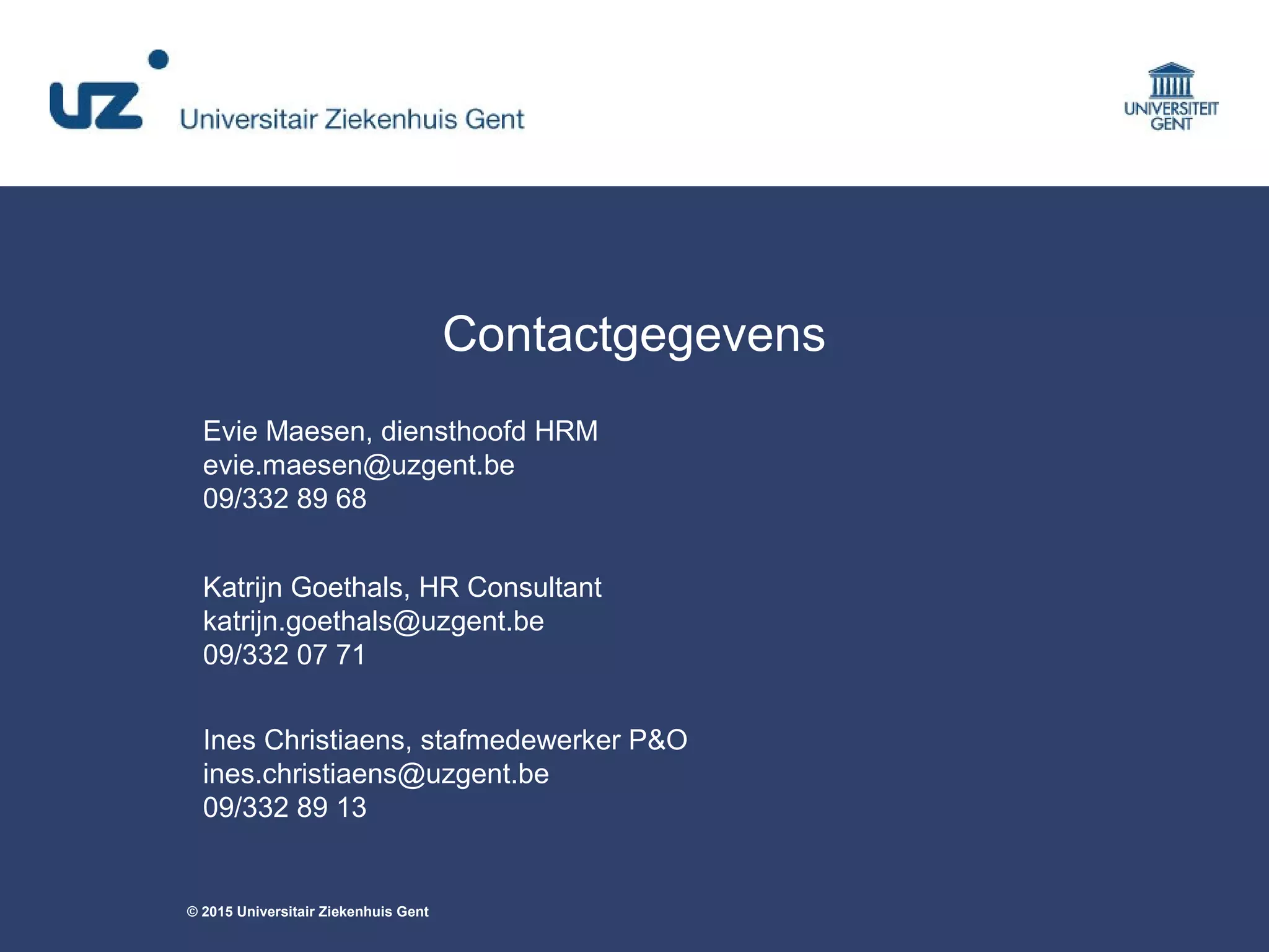 Aanwezigheids en gezondheidsbeleid voor hrm in de zorg | PPT
