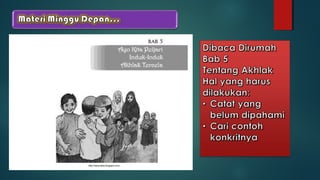 PPT Akidah Ahlak MA | PPT
